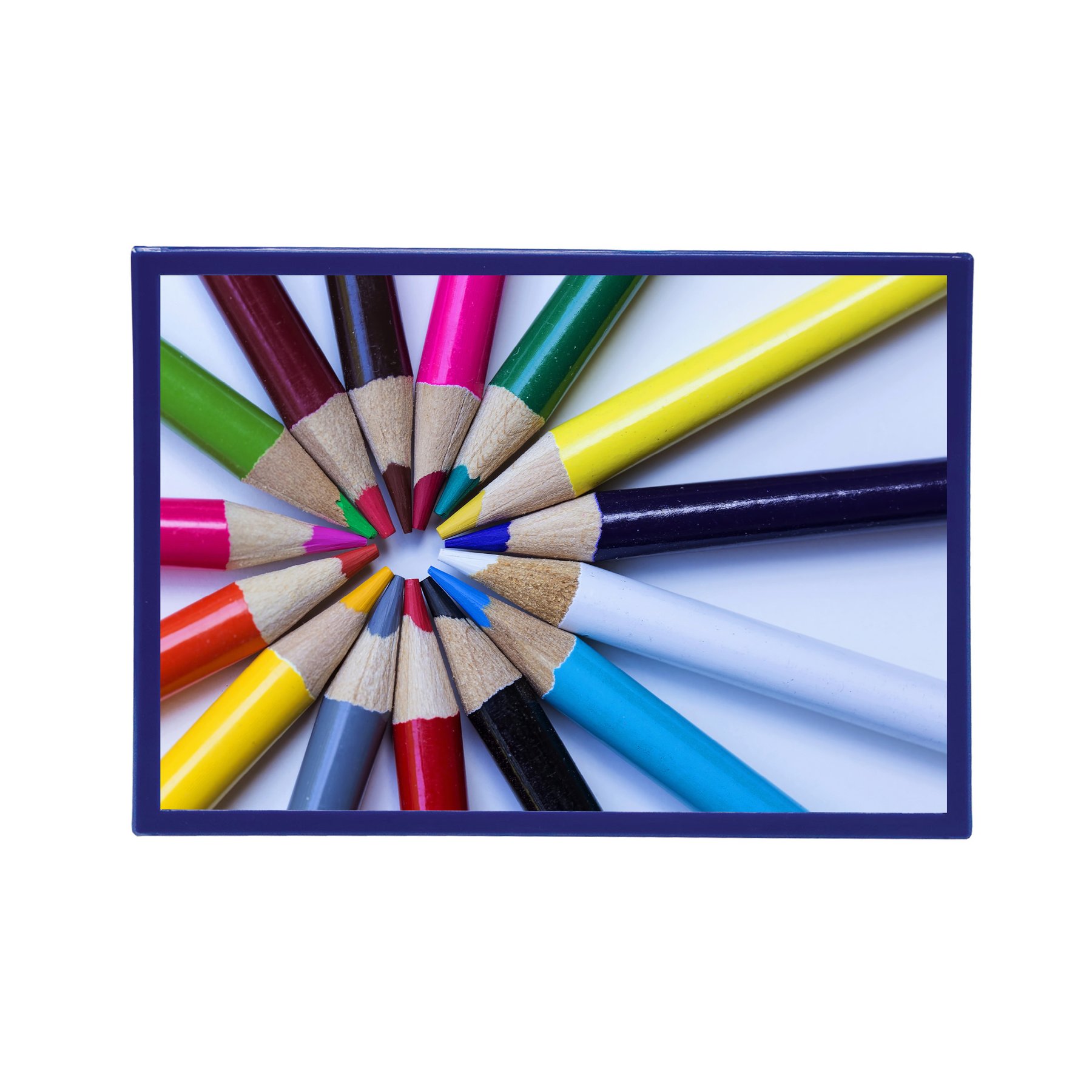 KEJEA Джоб за документи, магнитен, А6, със синя рамка | USG