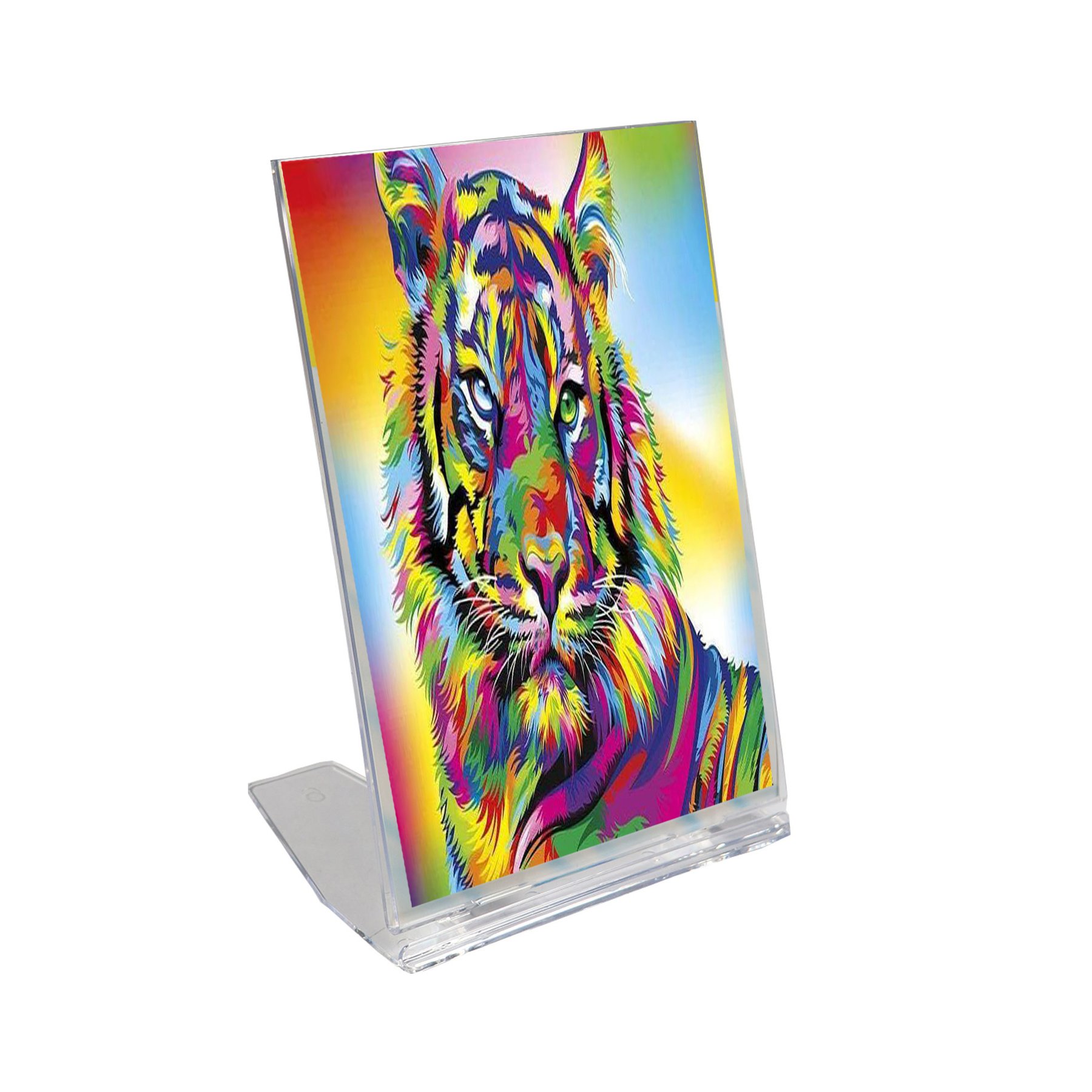 KEJEA Информационна поставка, с променлив наклон, вертикална, A4, прозрачна | USG