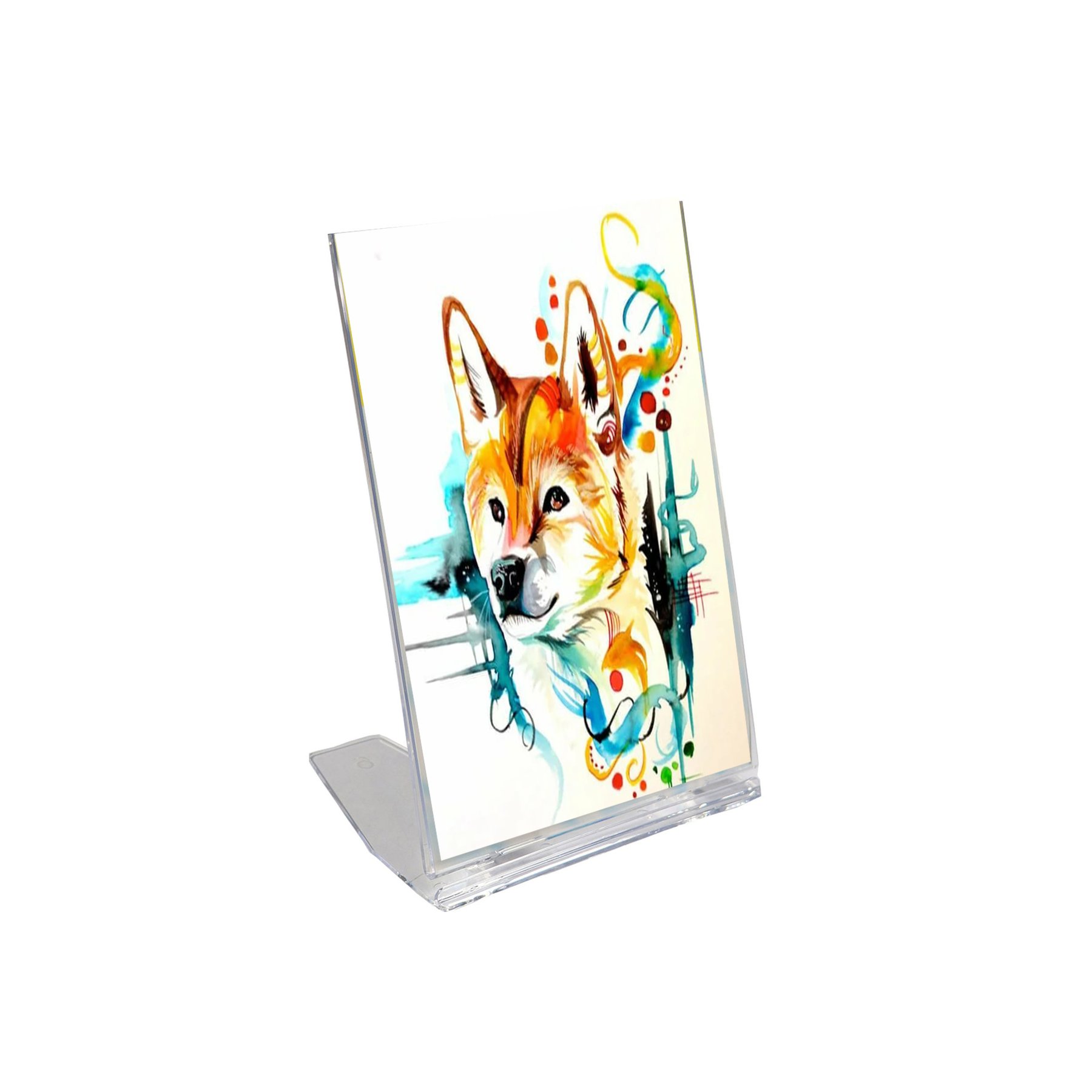 KEJEA Информационна поставка, с променлив наклон, вертикална, A6, прозрачна | USG