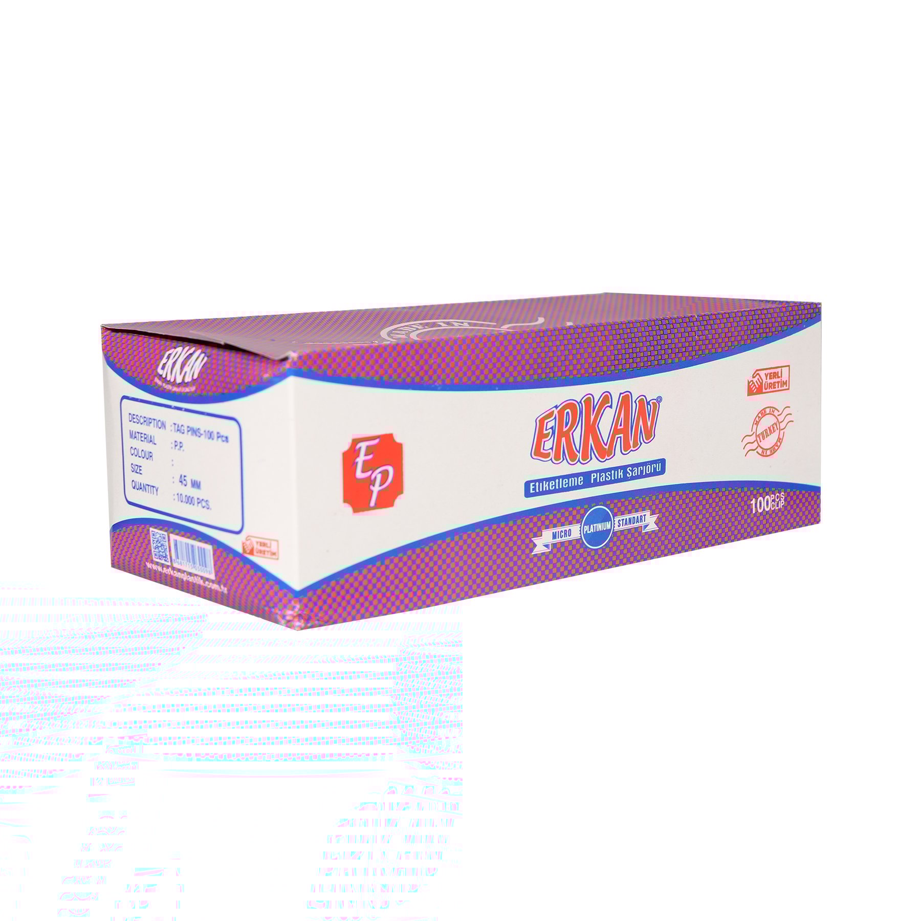 Стрелички за пистолет за етикети, PVC, 45 mm, 10000 броя | USG