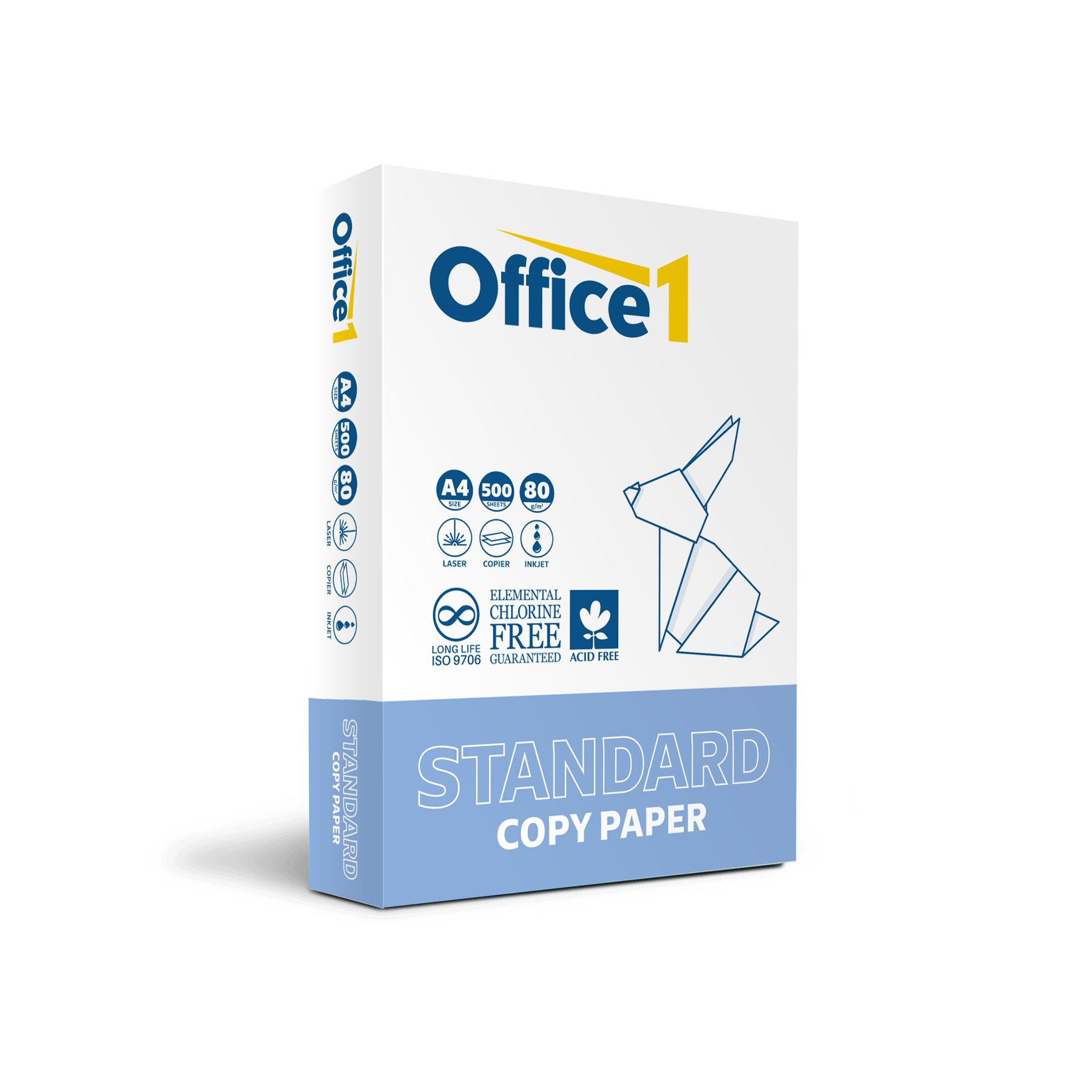 Office 1 Копирна хартия Standard, A4, 80 g/m2, 500 листа | USG